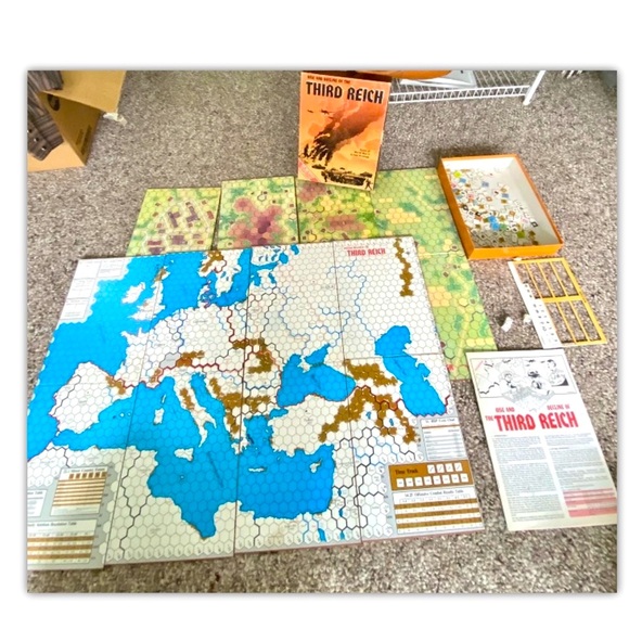 Games | Avalon Hill Rise And Decline Of The Third Reich 3rd Edition ...